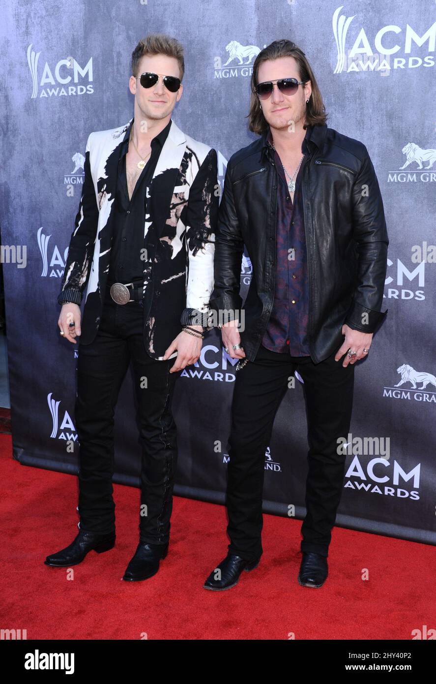 Florida Georgia Line attending the 49th Annual Academy of Country Music ...