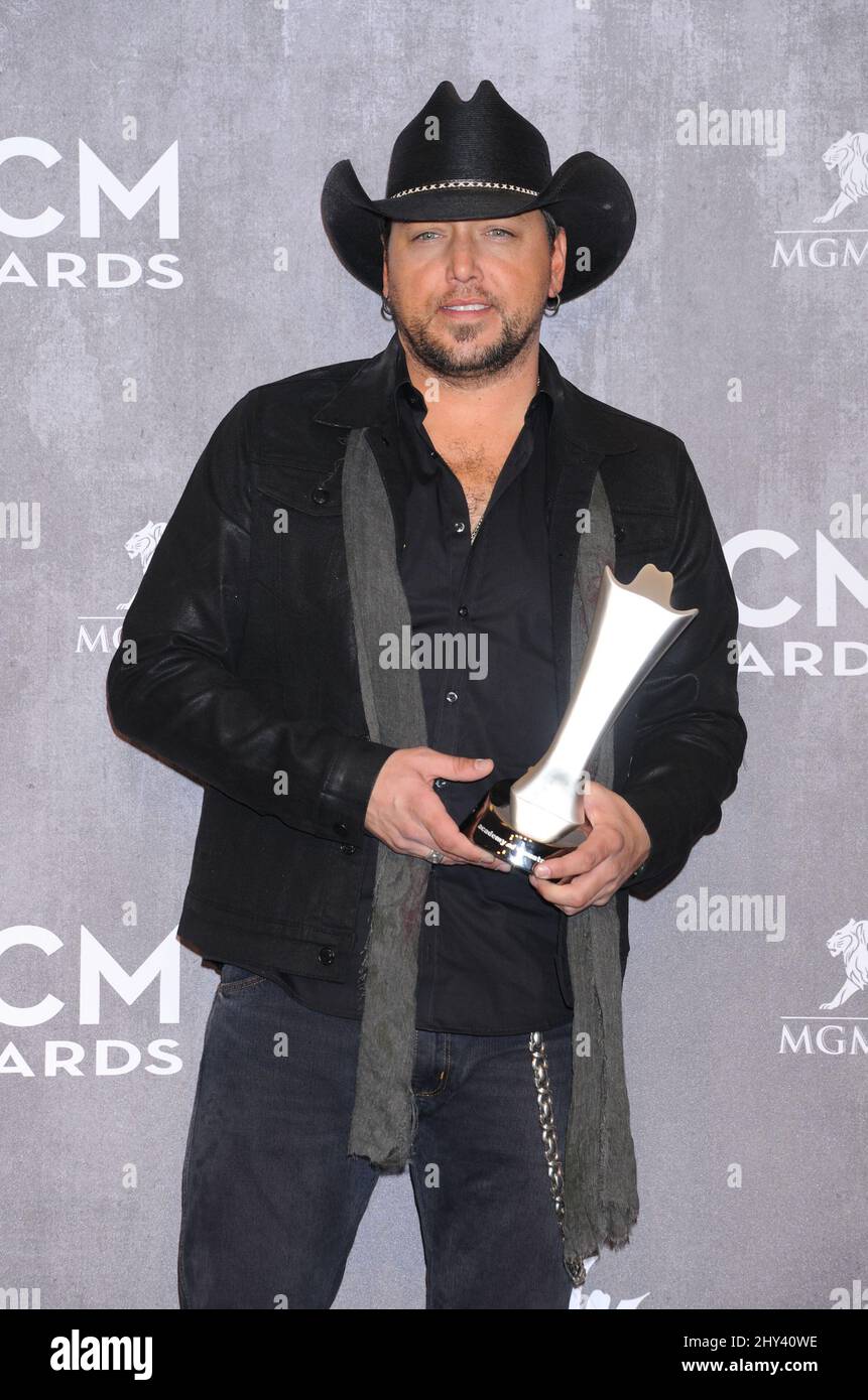 Jason Aldean Attending The 49th Annual Academy Of Country Music Awards