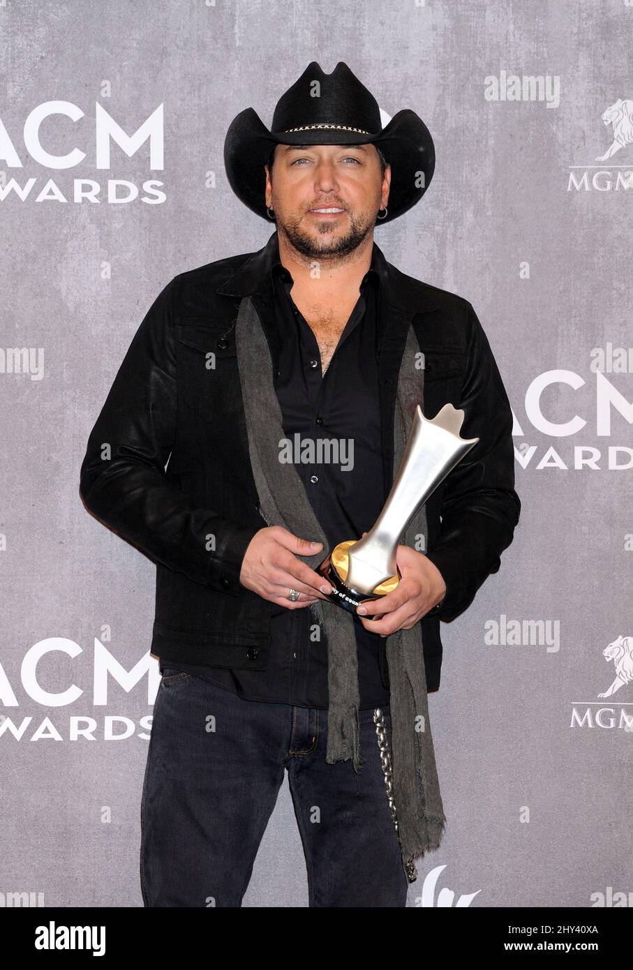 Jason Aldean Attending The 49th Annual Academy Of Country Music Awards