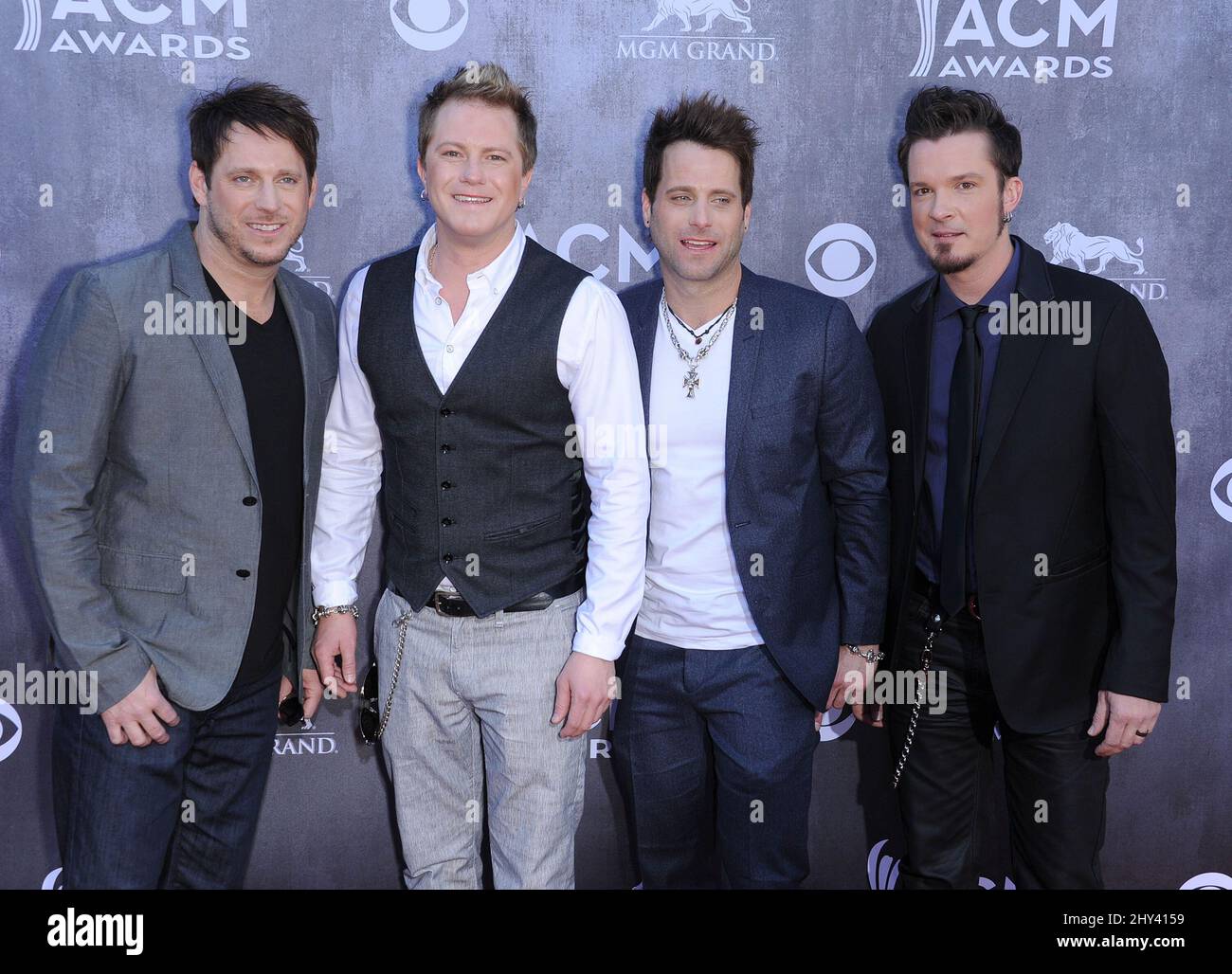 Parmalee attending the 49th Annual Academy of Country Music Awards held ...