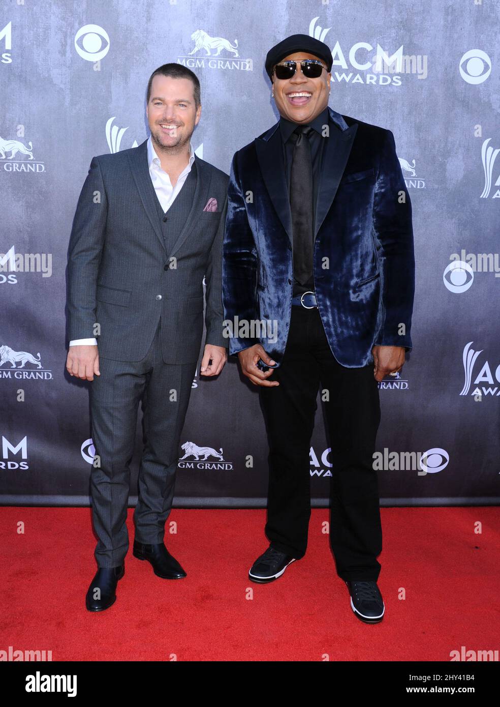 Chris O'Donnell and LL Cool J attending the 49th Annual Academy of ...