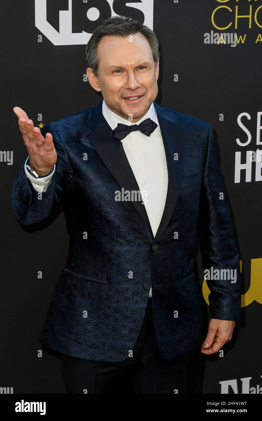 Christian Slater attends the 27th Annual Critics Choice Awards at ...