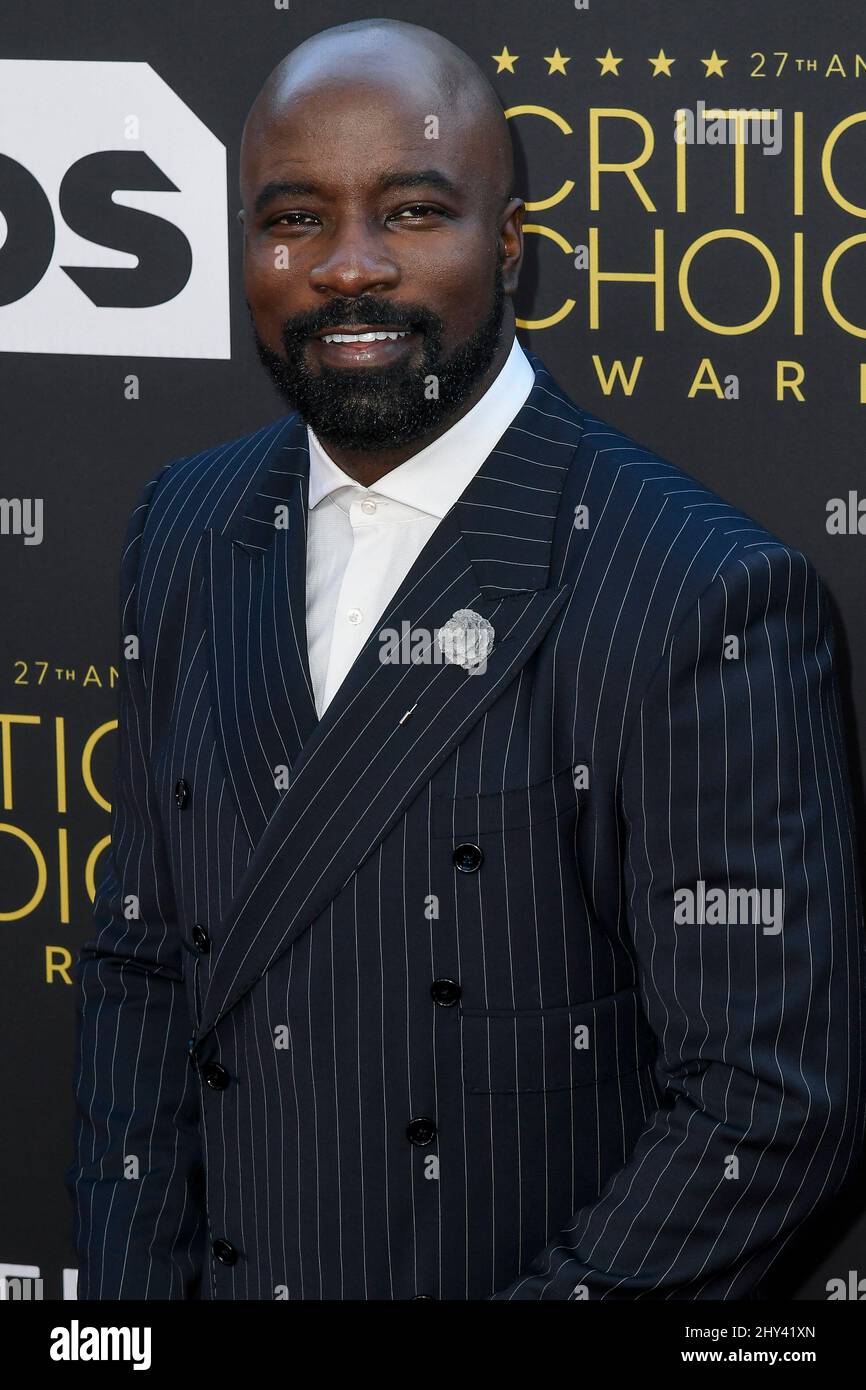 Mike Colter attends the 27th Annual Critics Choice Awards at Fairmont ...