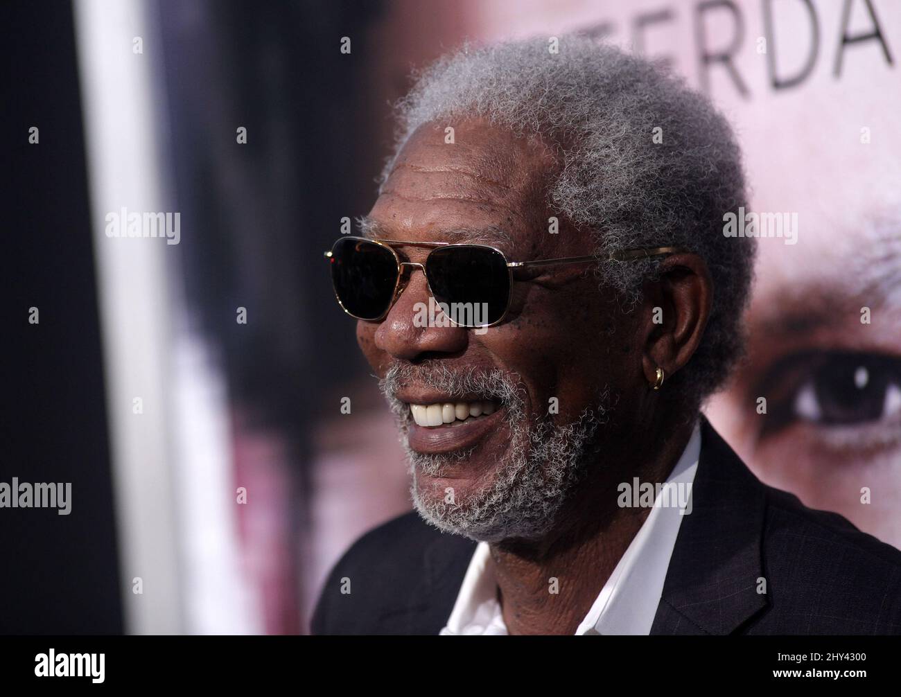 Morgan Freeman arrives at the LA Premiere Of "Transcendence" on ...