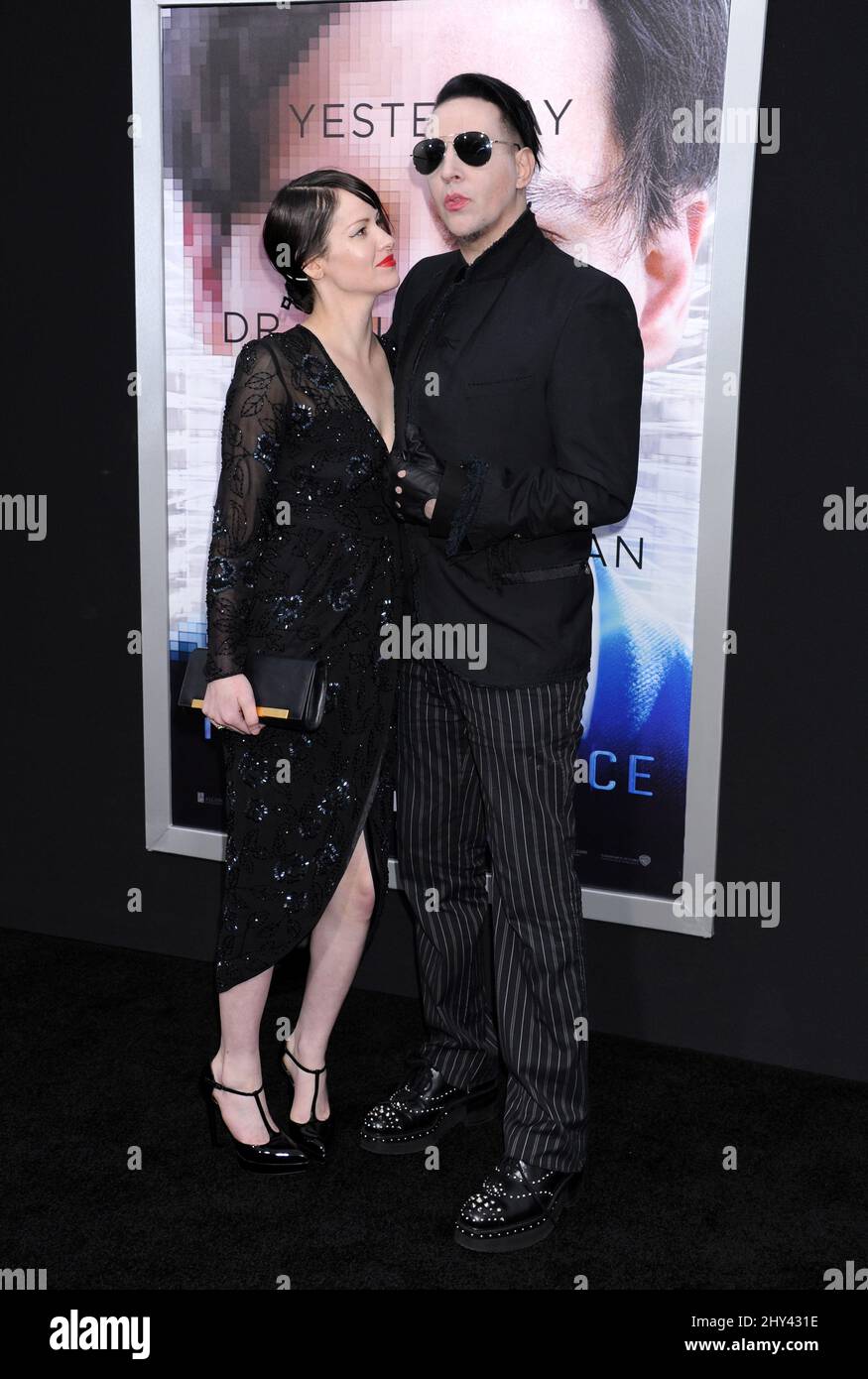 Lindsay Usich and Marilyn Manson arrives at the LA Premiere Of ...