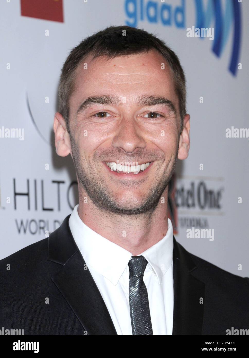 Charlie Condou attending the 25th Annual GLAAD Media Awards held at the ...