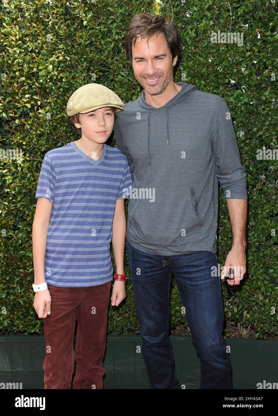 Eric McCormack and Son attending the John Varvatos 11th Annual Stuart House Benefit in Hollywood ...