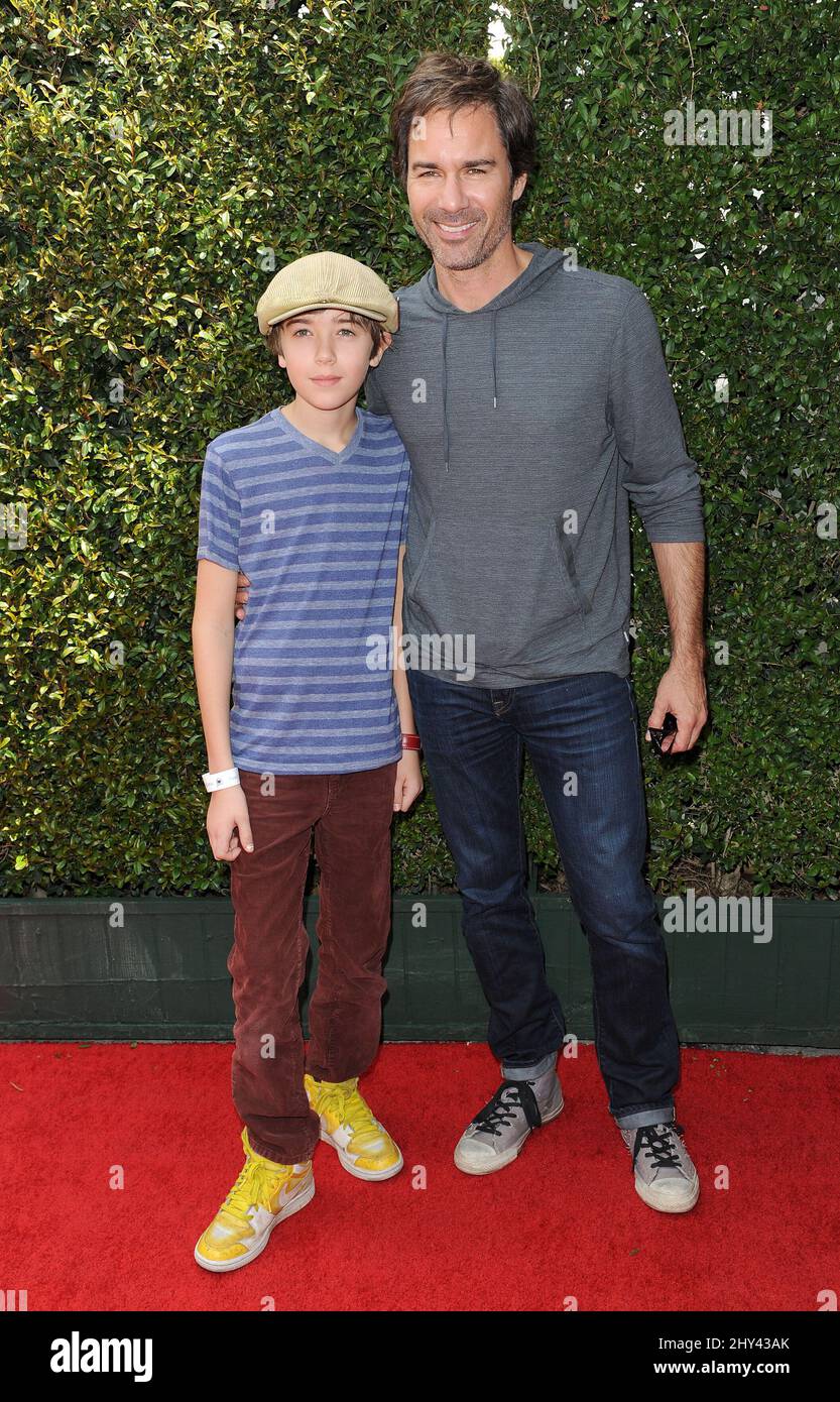 Eric McCormack and Son attending the John Varvatos 11th Annual Stuart House Benefit in Hollywood ...