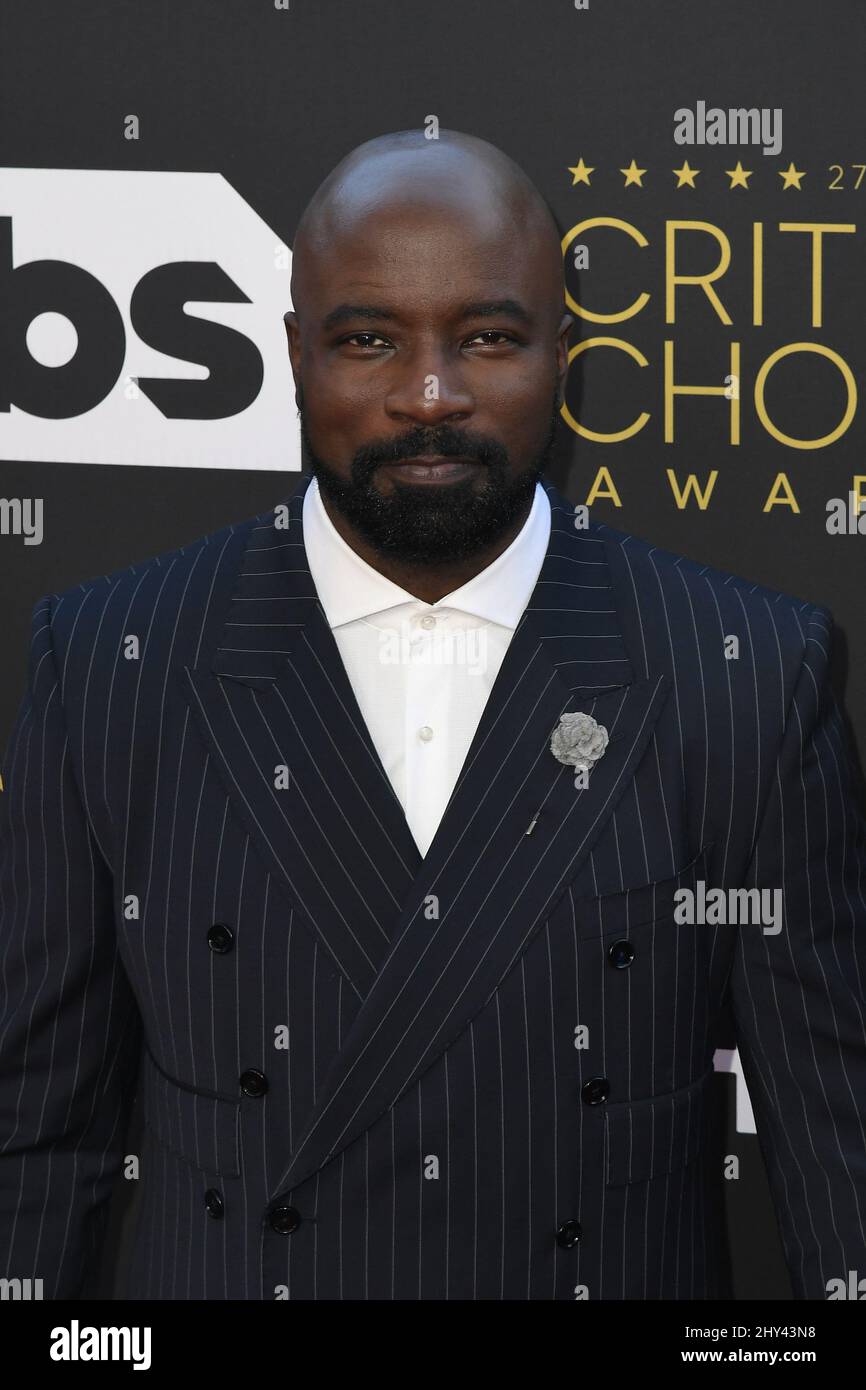 Mike Colter attends the 27th Annual Critics Choice Awards at Fairmont ...
