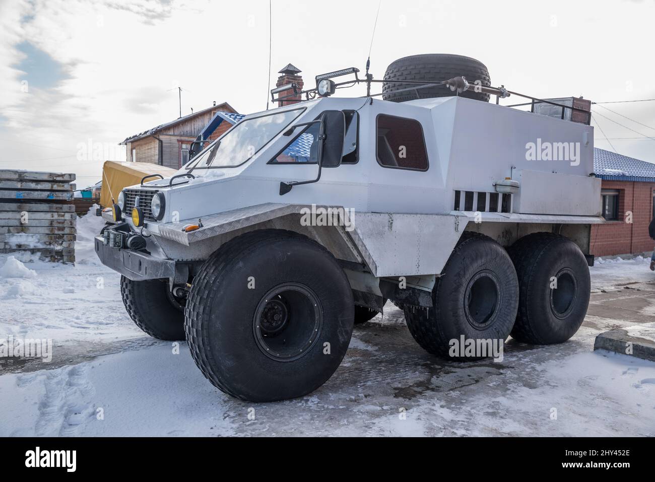 All-terrain vehicle Trekol in Salekhard, Yamalo-Nenets Autonomous Okrug ...