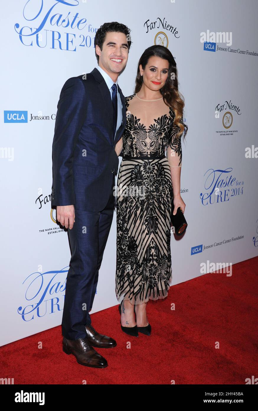 Darren Criss and Lea Michele attending the 19th Annual Jonsson Cancer ...