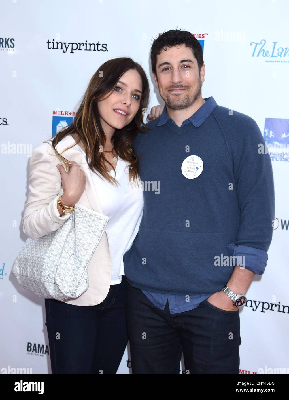 Jenny Mollen And Jason Biggs During The Milk Bookies Story Time