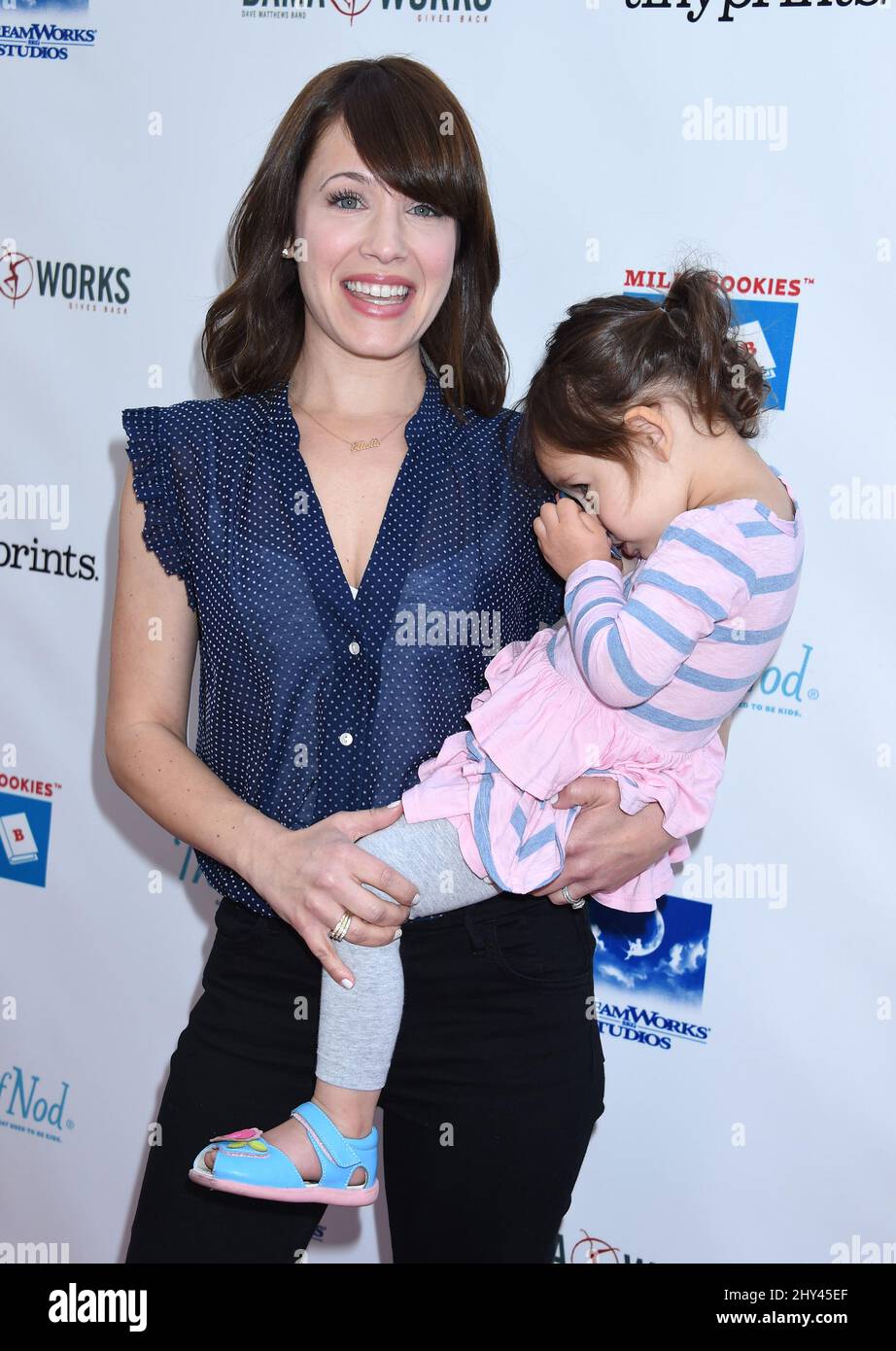 Marla Sokoloff and Elliotte Puro attending the Milk + Bookies Story ...