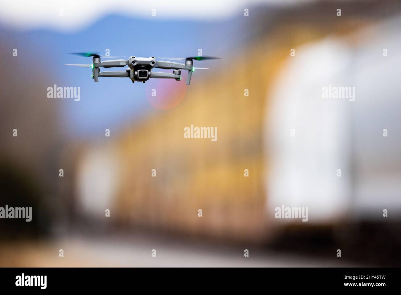 Drone video train hi-res stock photography and images - Alamy