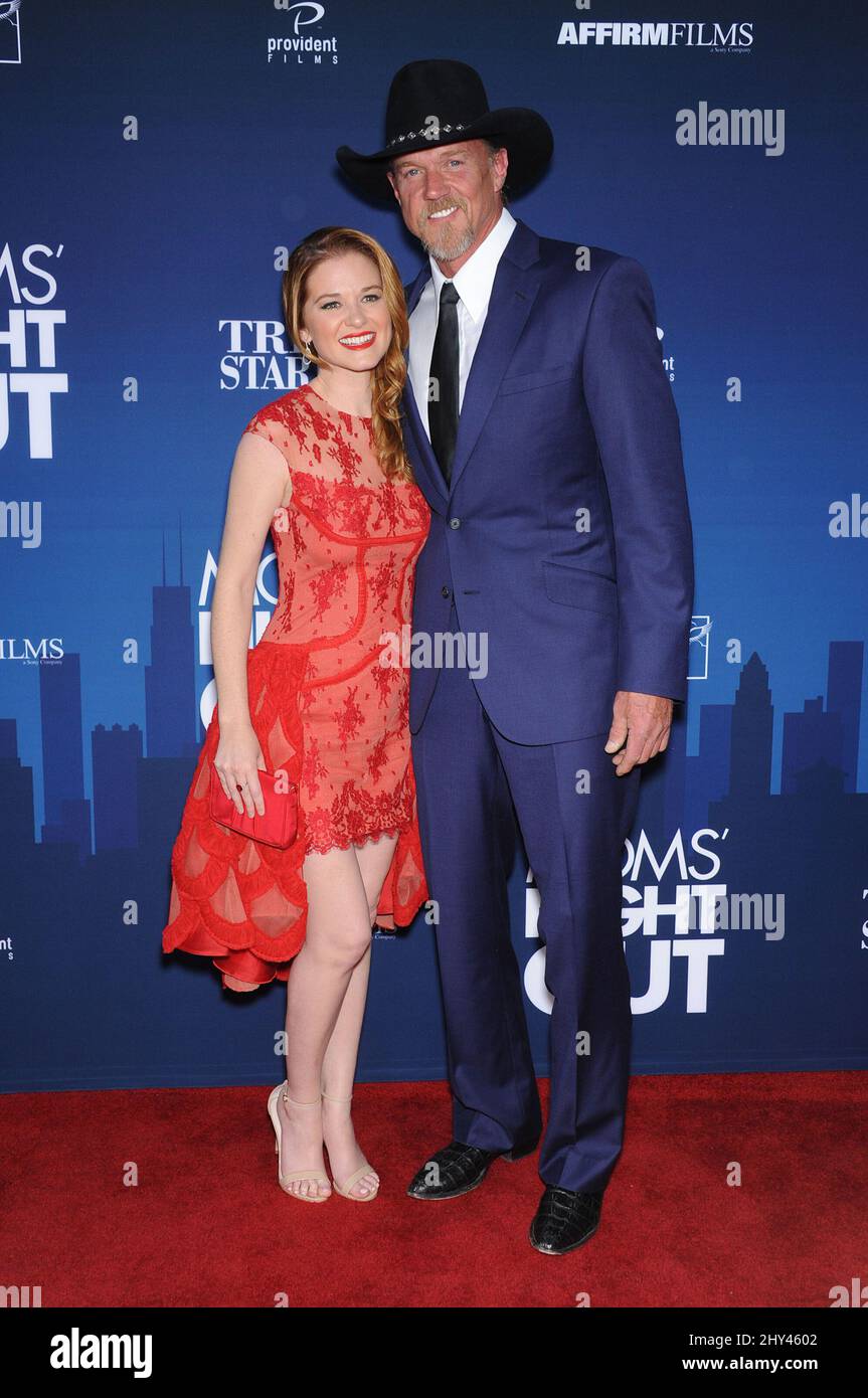 Sarah Drew & Trace Adkins attending the "Mom's Night Out" Los Angeles ...