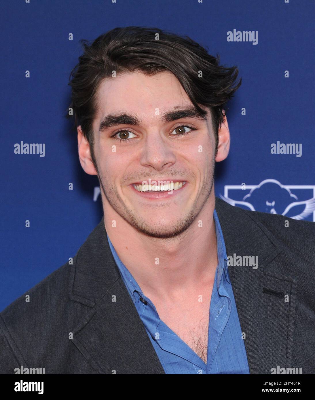 RJ Mitte attending the "Mom's Night Out" Los Angeles Premiere at the ...