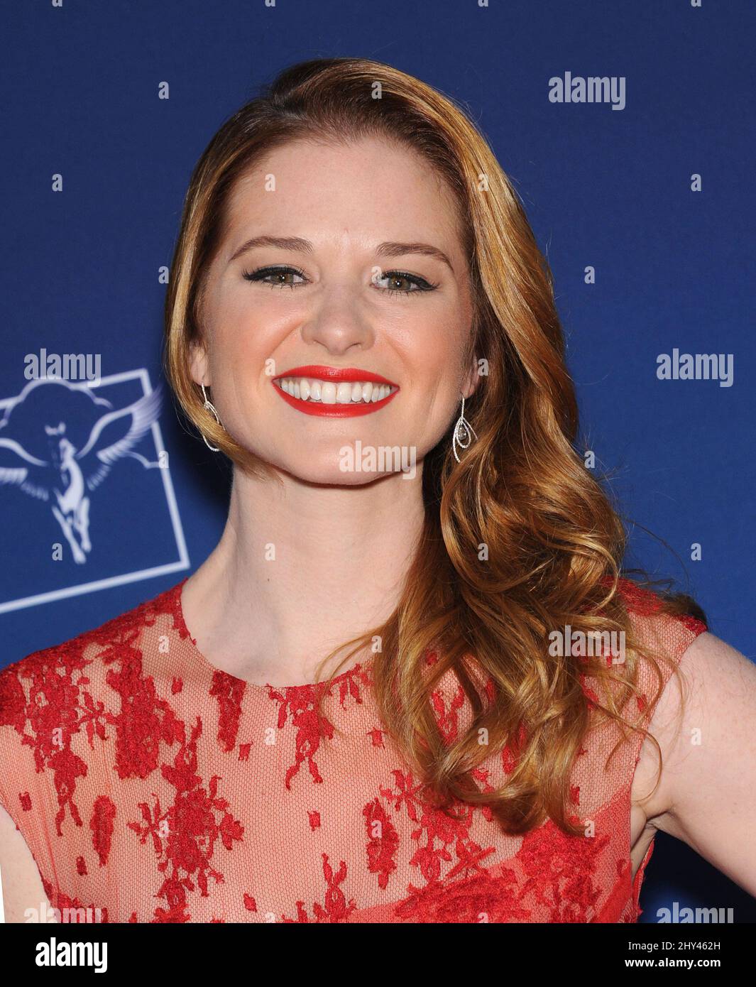 Sarah Drew attending the "Mom's Night Out" Los Angeles Premiere at the ...