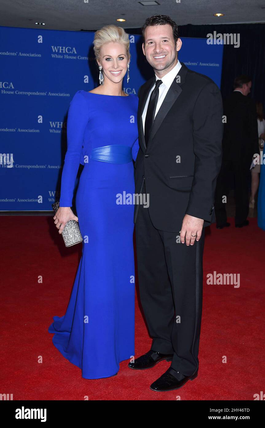 Tony Romo & Candace Crawford attending White House Correspondents ...