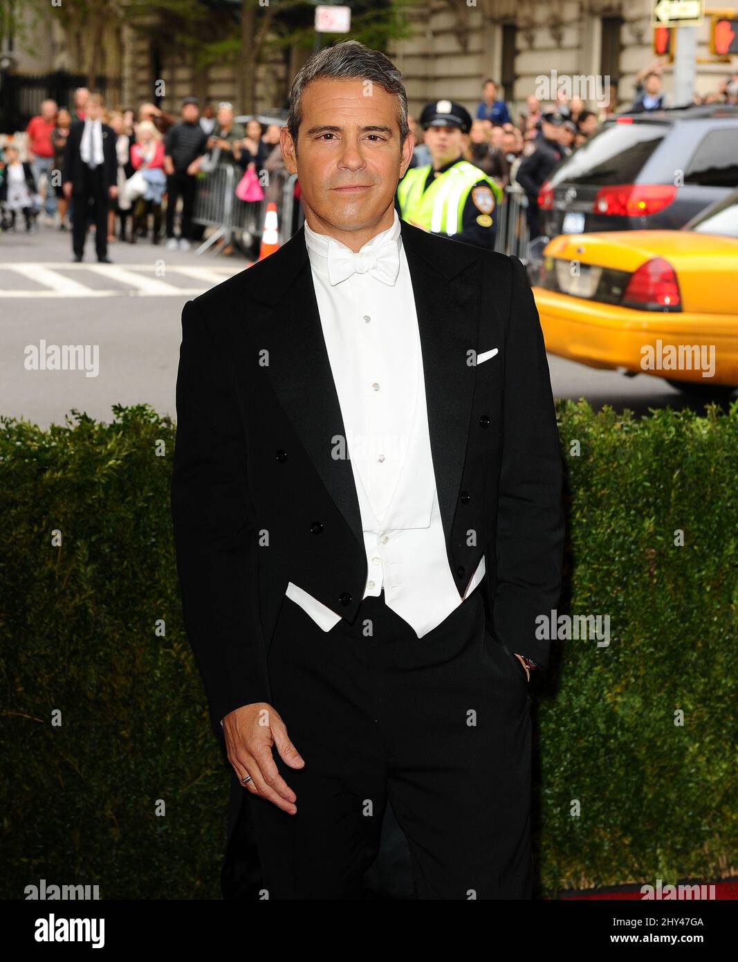 Andy Cohen arriving at the Costume Institute Benefit Met Gala ...