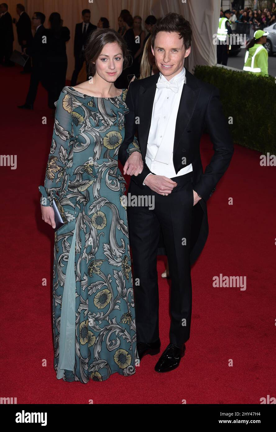 Eddie Redmayne arriving at the Costume Institute Benefit Met Gala ...