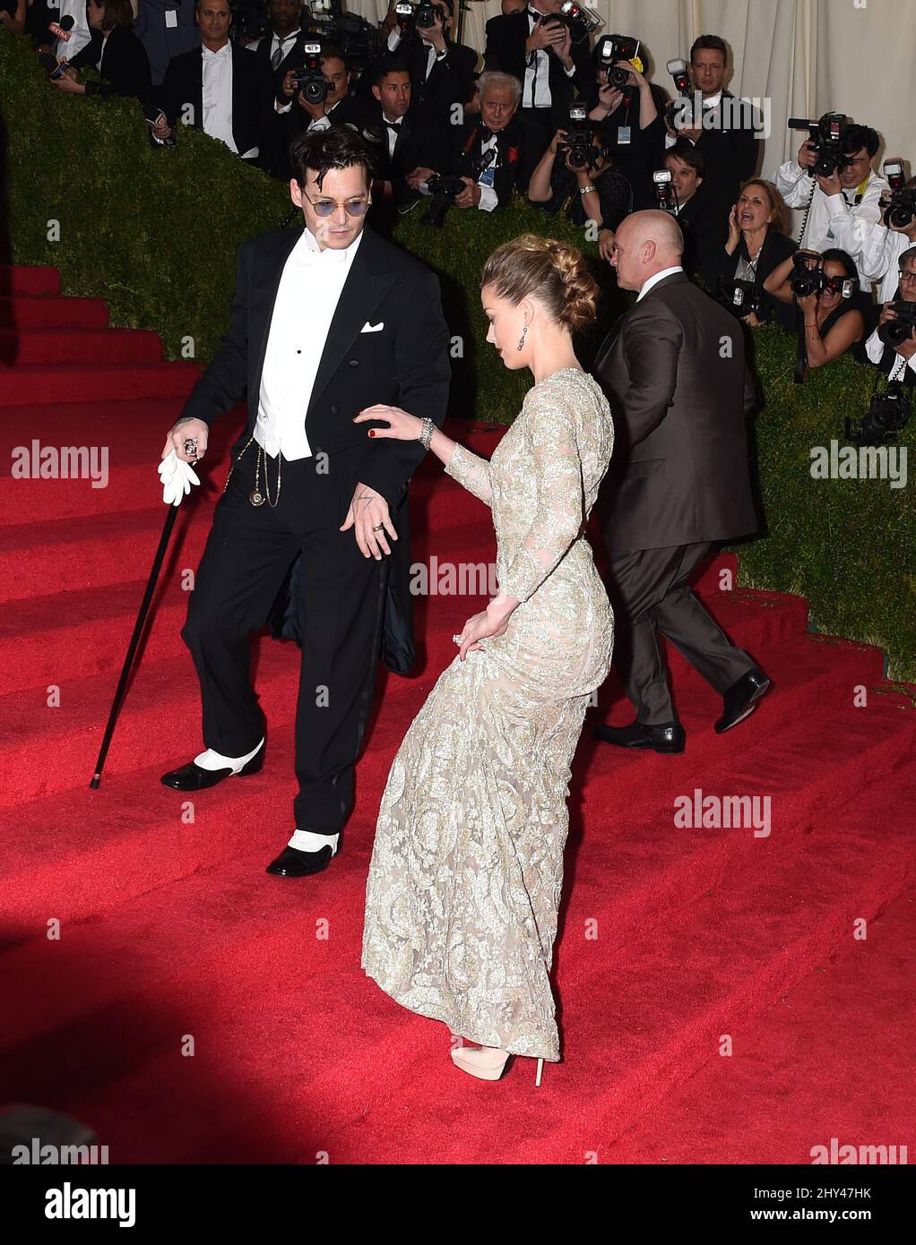 Met gala stairs hi-res stock photography and images - Alamy