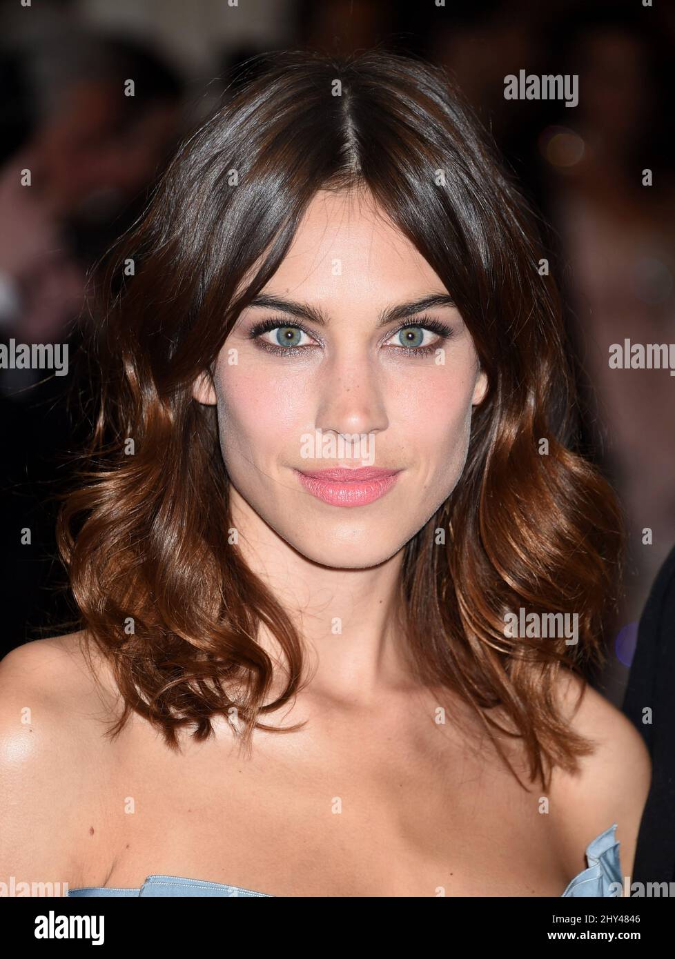 Alexa Chung attending the Costume Institute benefit at the Metropolitan ...