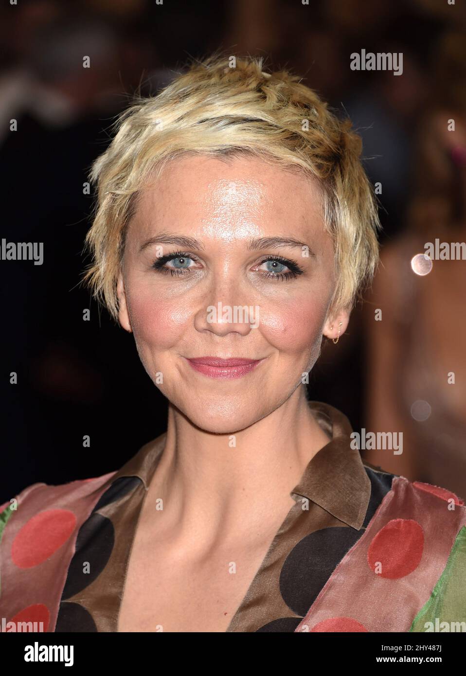 Maggie Gyllenhaal attending the Costume Institute benefit at the ...