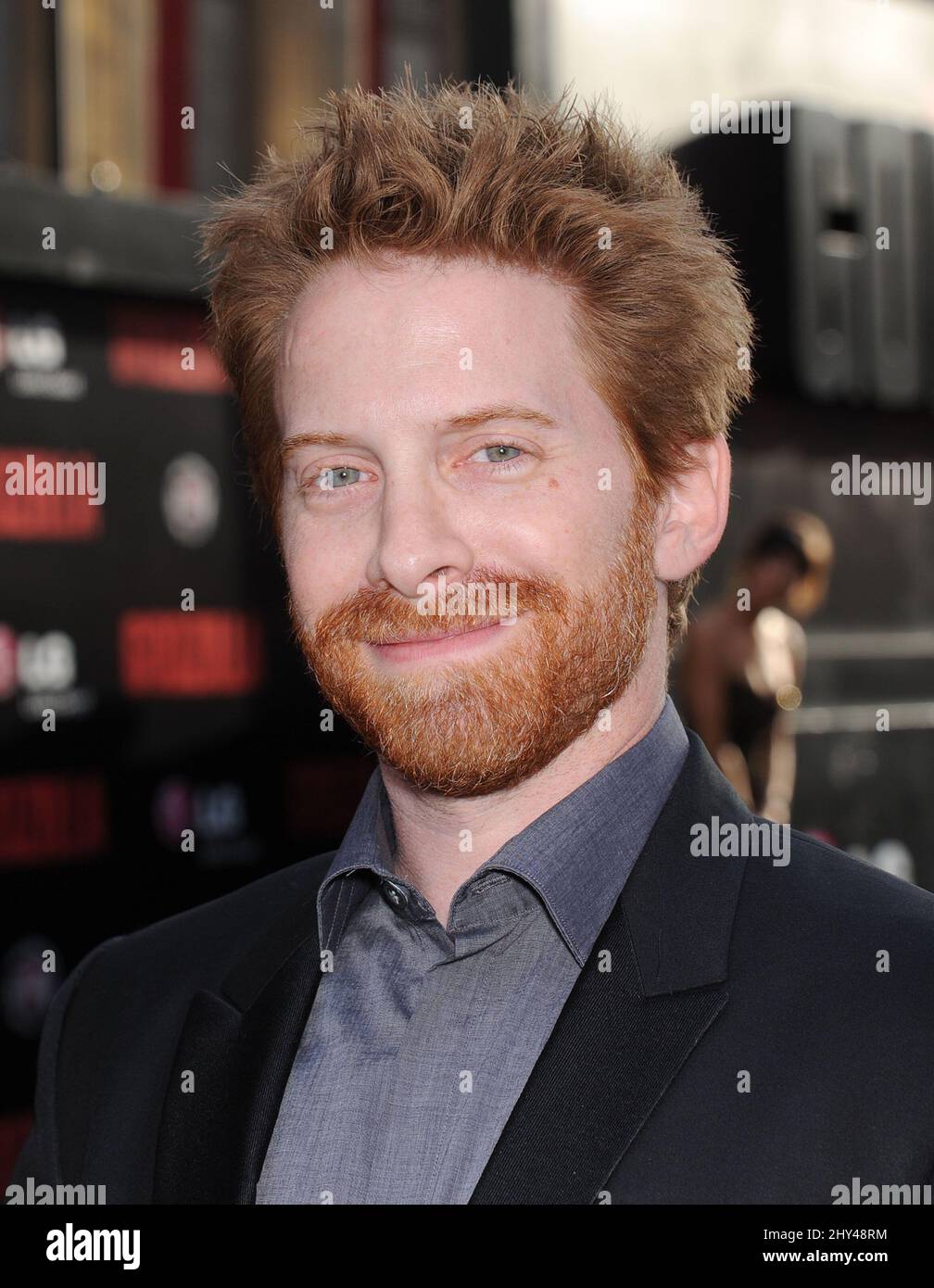 Seth Green attending the premiere of Godzilla in Los Angeles ...