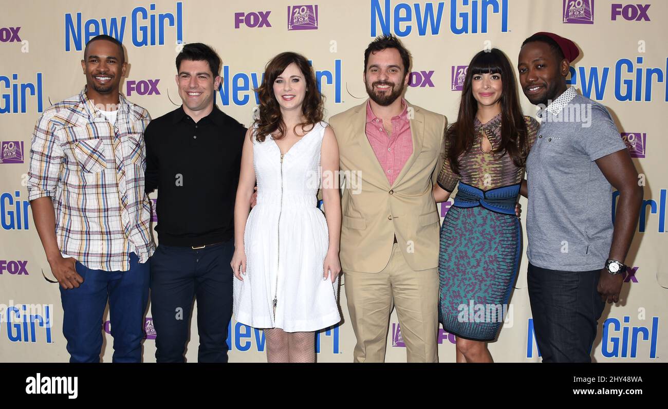Damon Wayans Jr., Max Greenfield, Zooey Deschanel, Jake Johnson, Hannah Simone and Lamorne ...