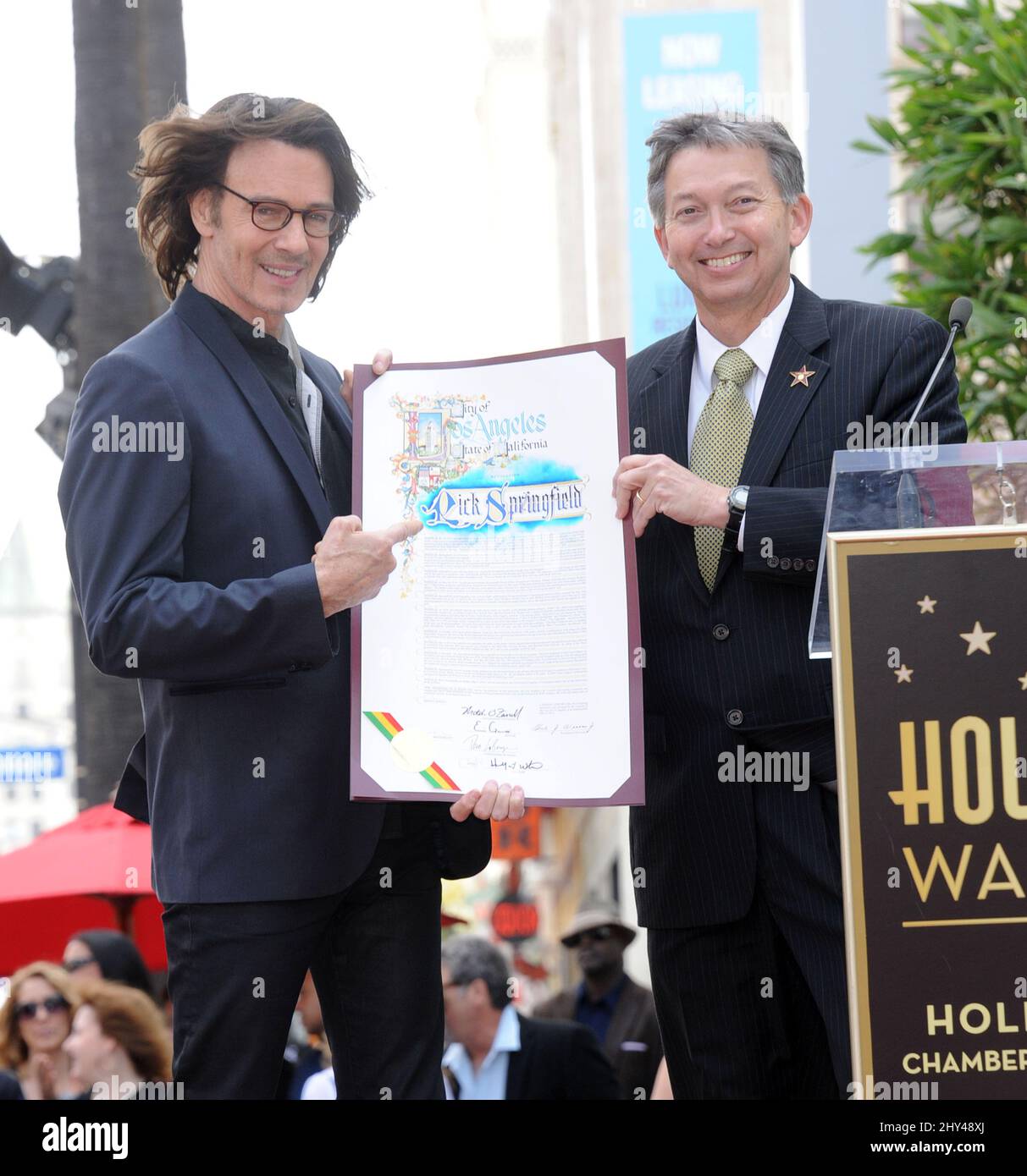 Rick springfield leron gubler as rick springfield is honoured on hi-res ...
