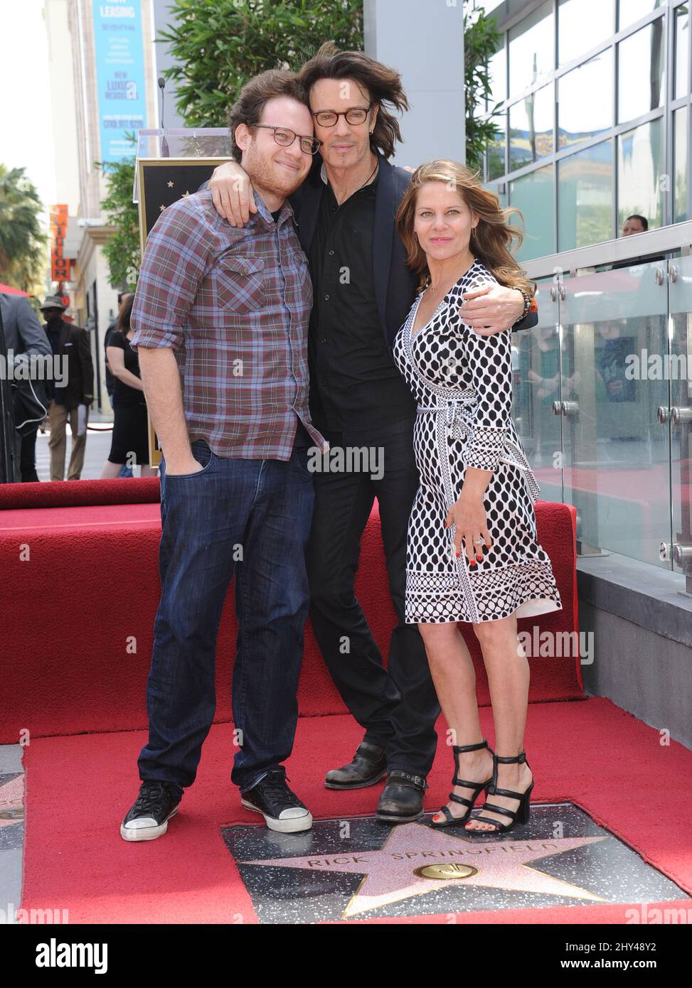 Rick Springfield, Barbara Porter & Liam Springthorpe as Rick ...