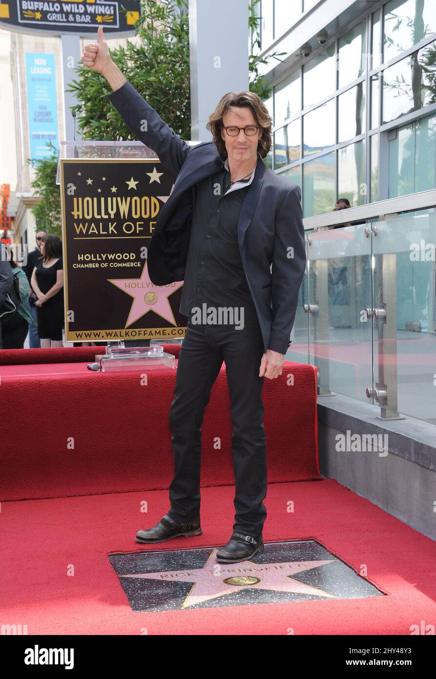 Rick springfield is honoured on hi-res stock photography and images - Alamy