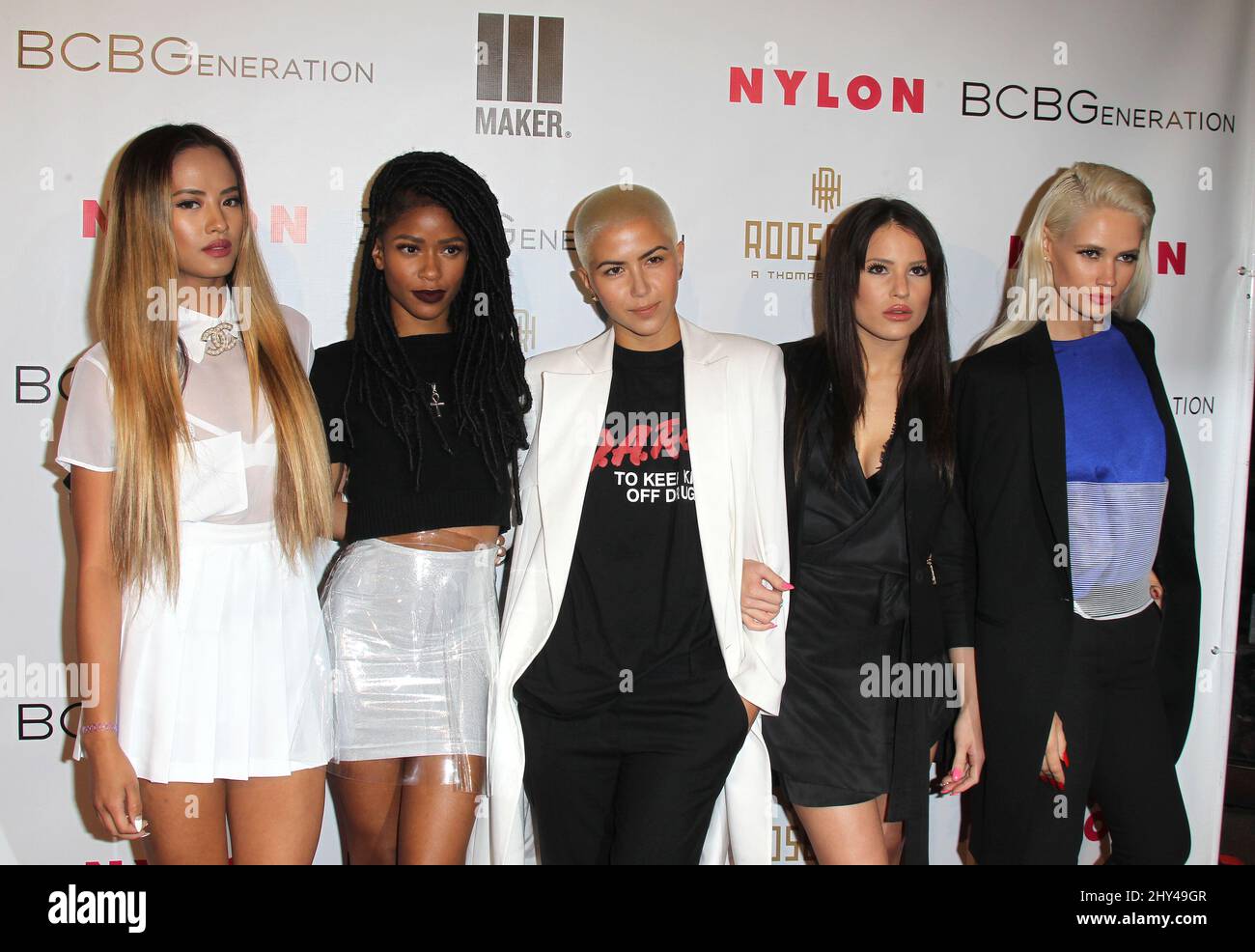 G.R.L attends the Nylon Magazine May Young Hollywood issue party at ...