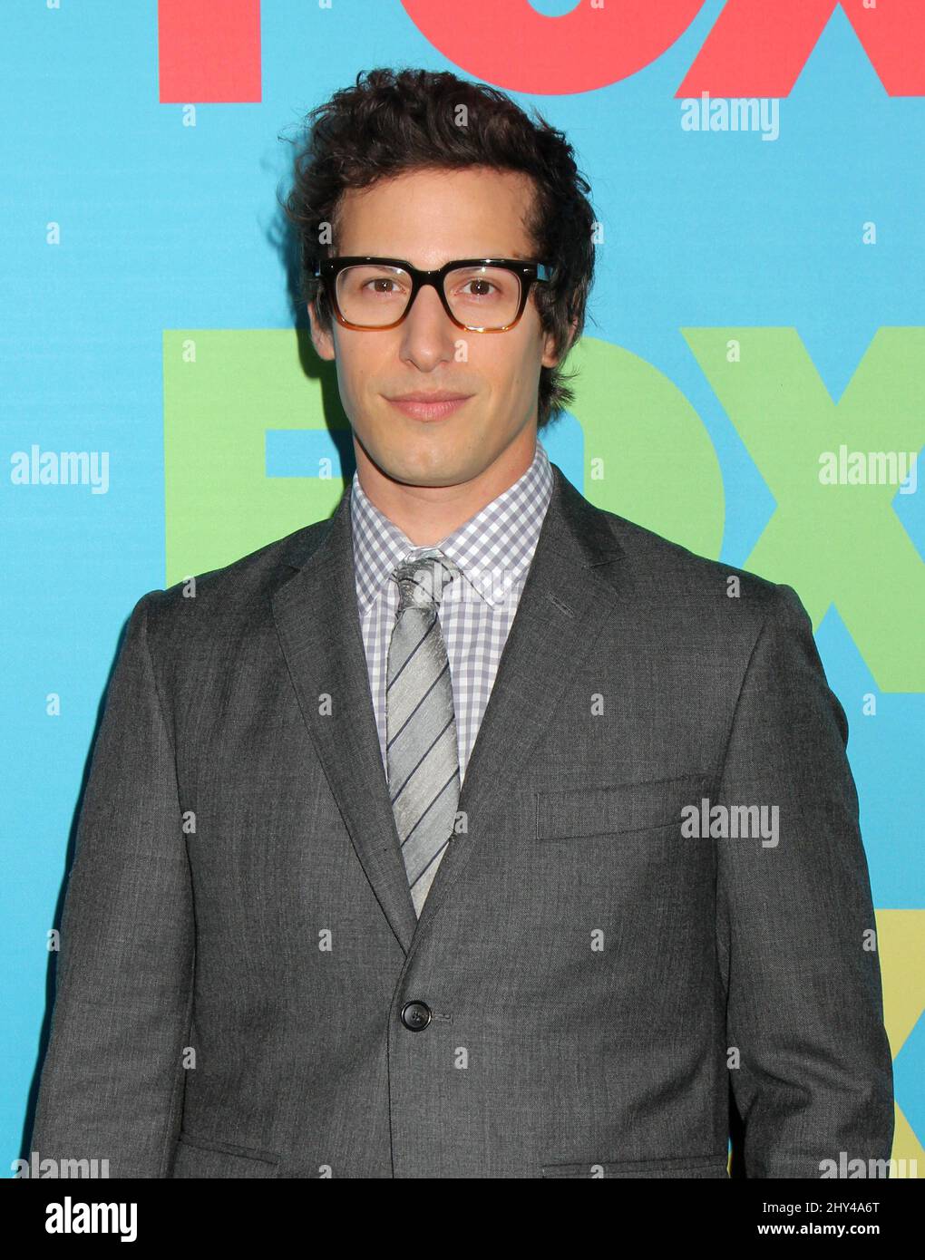 Andy Samberg attending the FOX Networks 2014 Upfront Presentation in ...