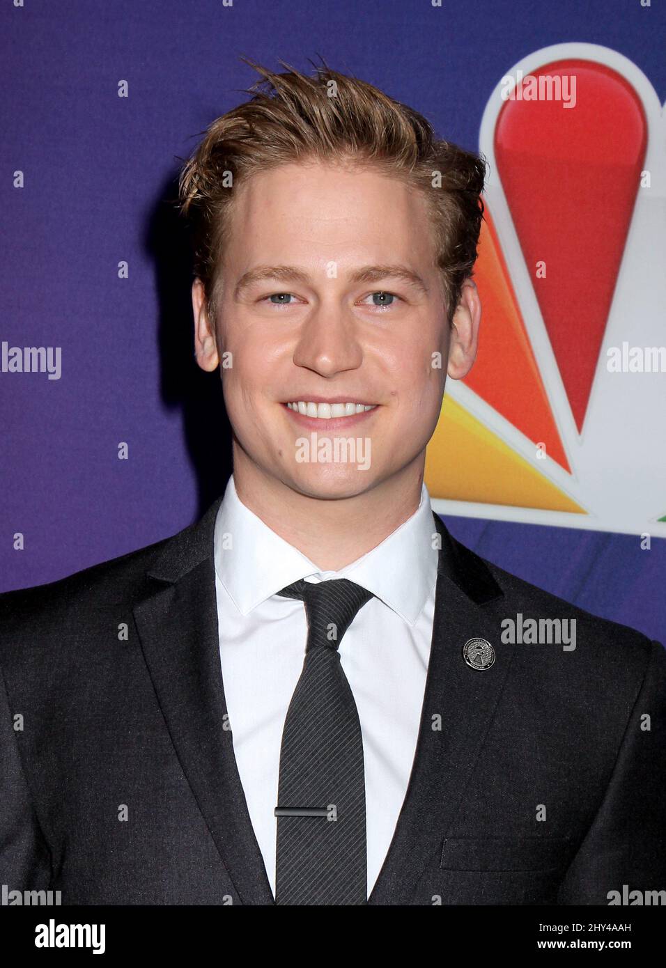 Gavin Stenhouse attending the NBC Upfront Presentation in New York City ...