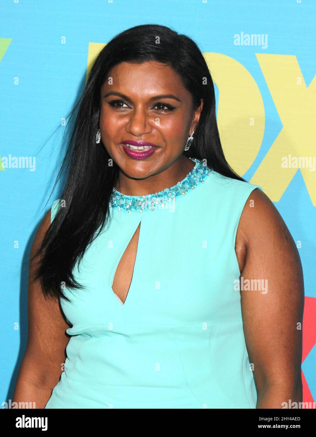 Mindy Kaling Attending Fox Networks 2014 Upfront Presentation Held At