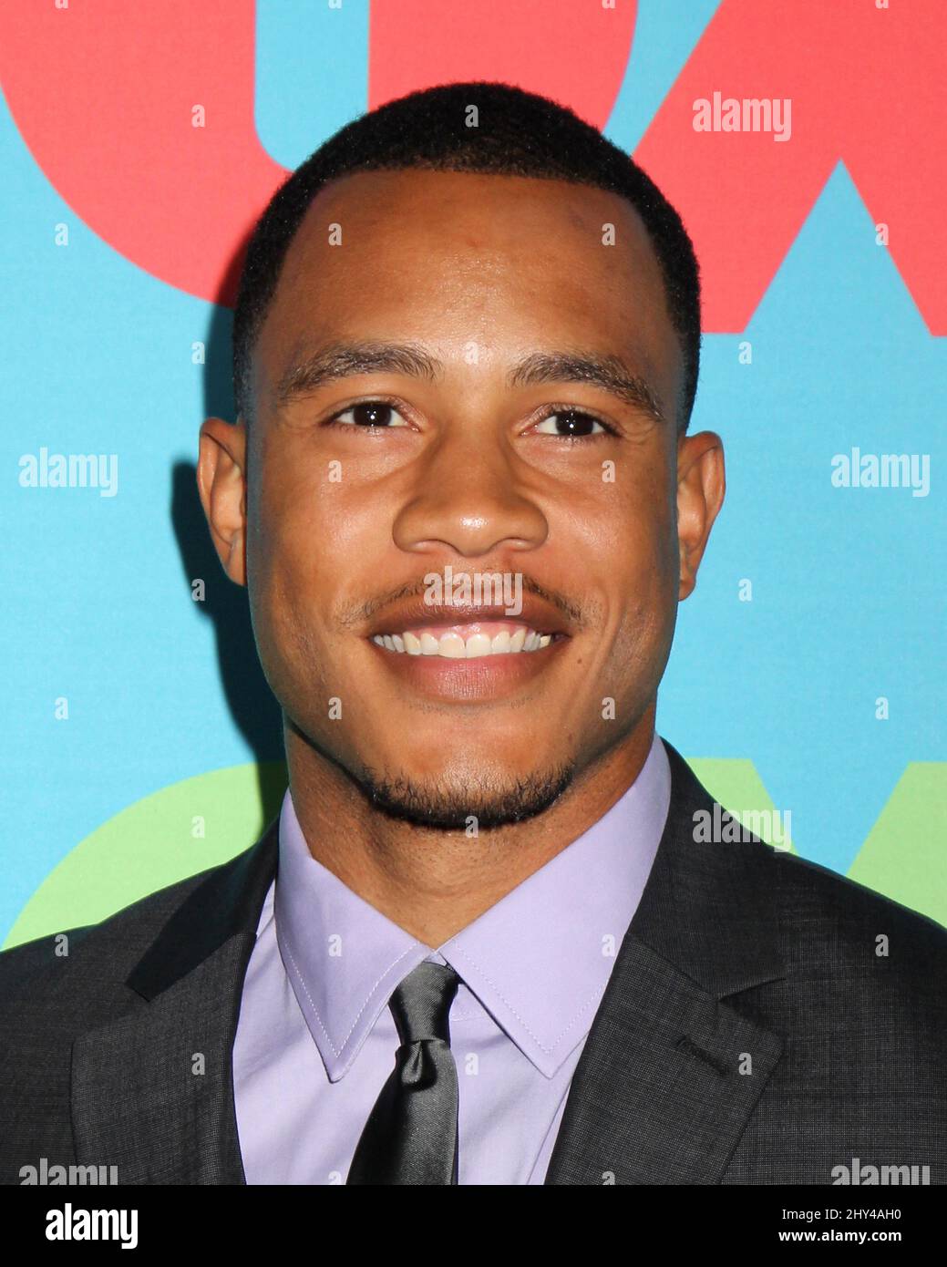 Trai Byers attending the FOX Networks 2014 Upfront Presentation Stock ...