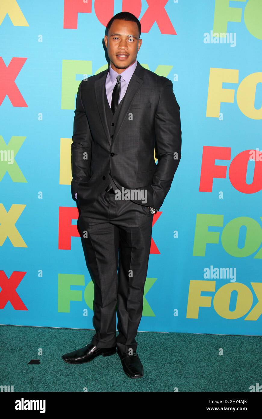 Trai Byers attending the FOX Networks 2014 Upfront Presentation Stock ...