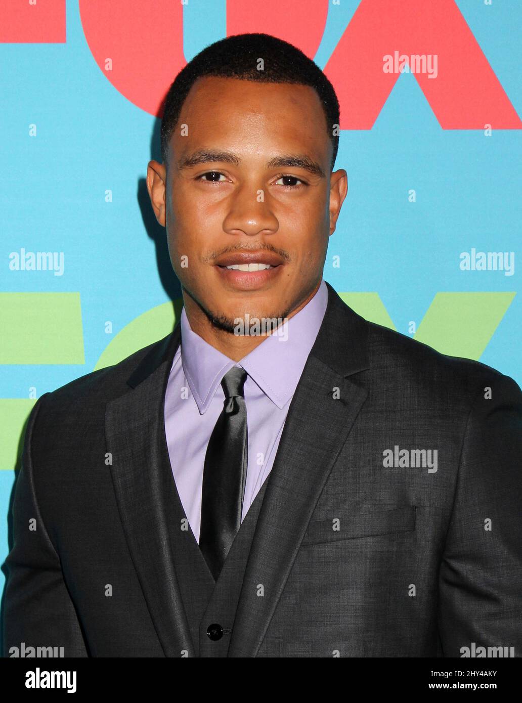 Trai Byers attending the FOX Networks 2014 Upfront Presentation Stock ...
