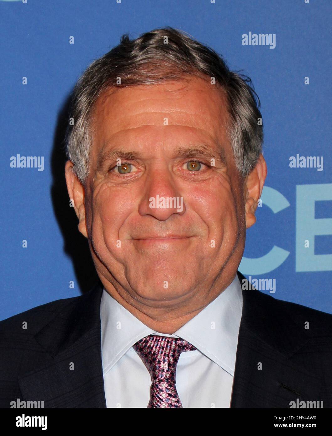 Les Moonves attends the CBS Network Upfront presentation in New York on ...