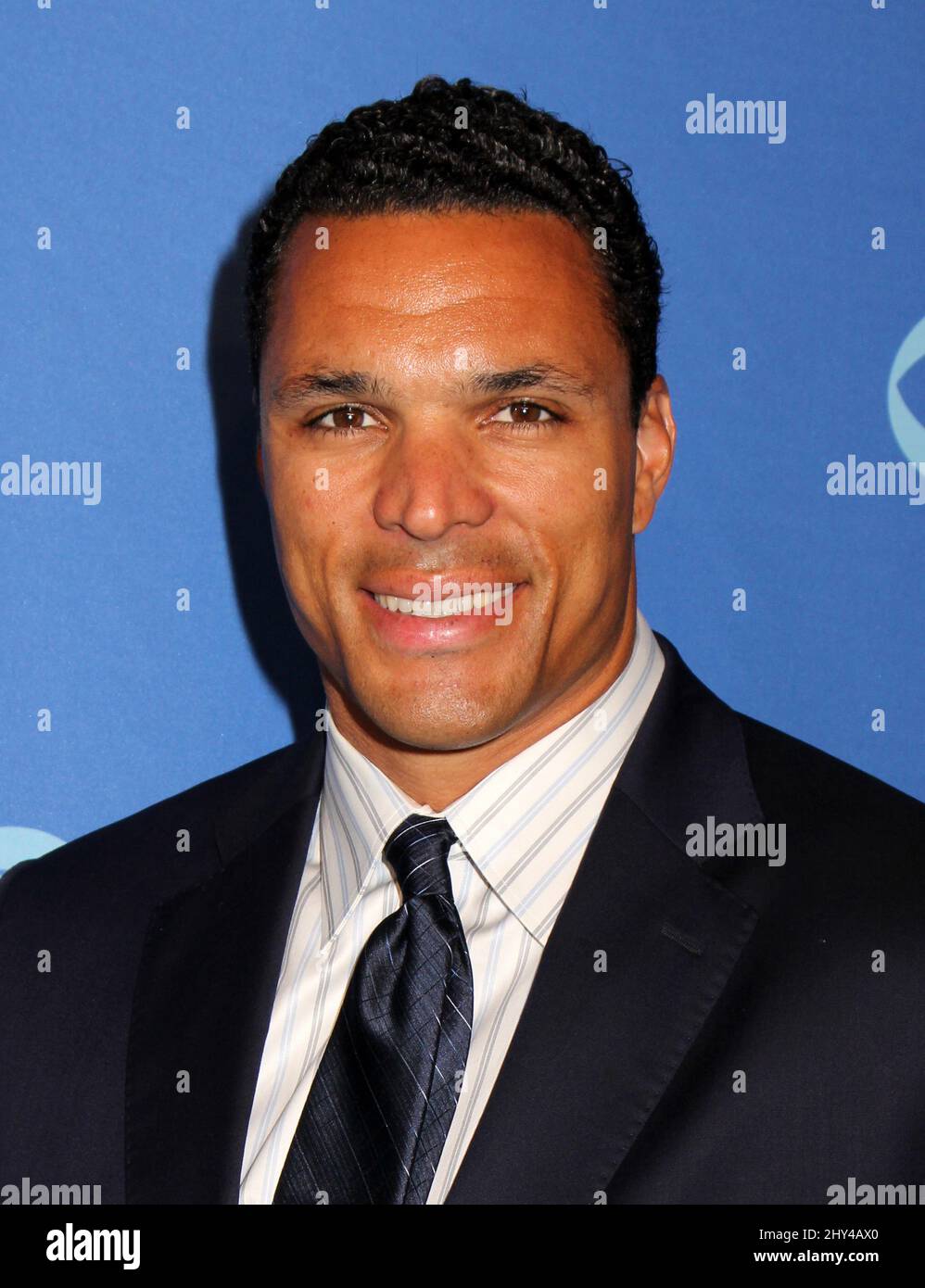 Tony Gonzalez attending the CBS 2014 Upfront Presentation held at ...