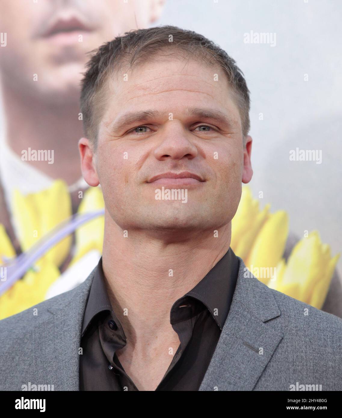 Evan Jones arriving at the premiere of A Million Ways To Die In The ...