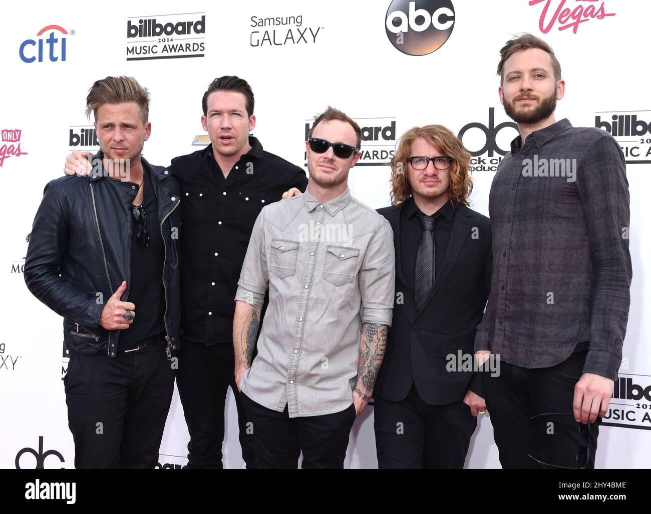 OneRepublic arrives at the Billboard Music Awards, at the MGM Grand ...