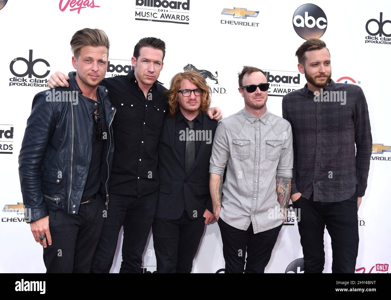 OneRepublic arrives at the Billboard Music Awards, at the MGM Grand ...