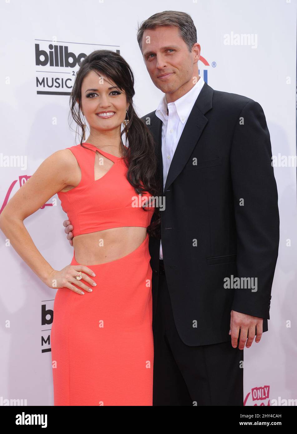 Danica McKellar & Mike Verta arriving for the 2014 Billboard Music ...