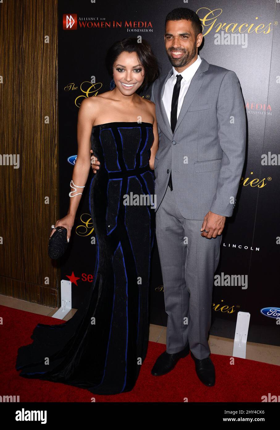 Kat Graham, Cottrell Guidry attends the 39th Annual Gracie Awards, held ...