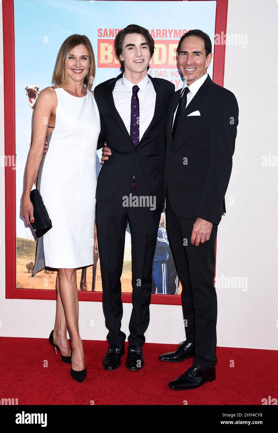 Brenda Strong, Zak Henri and Tom Henri attending the "Blended" Los ...