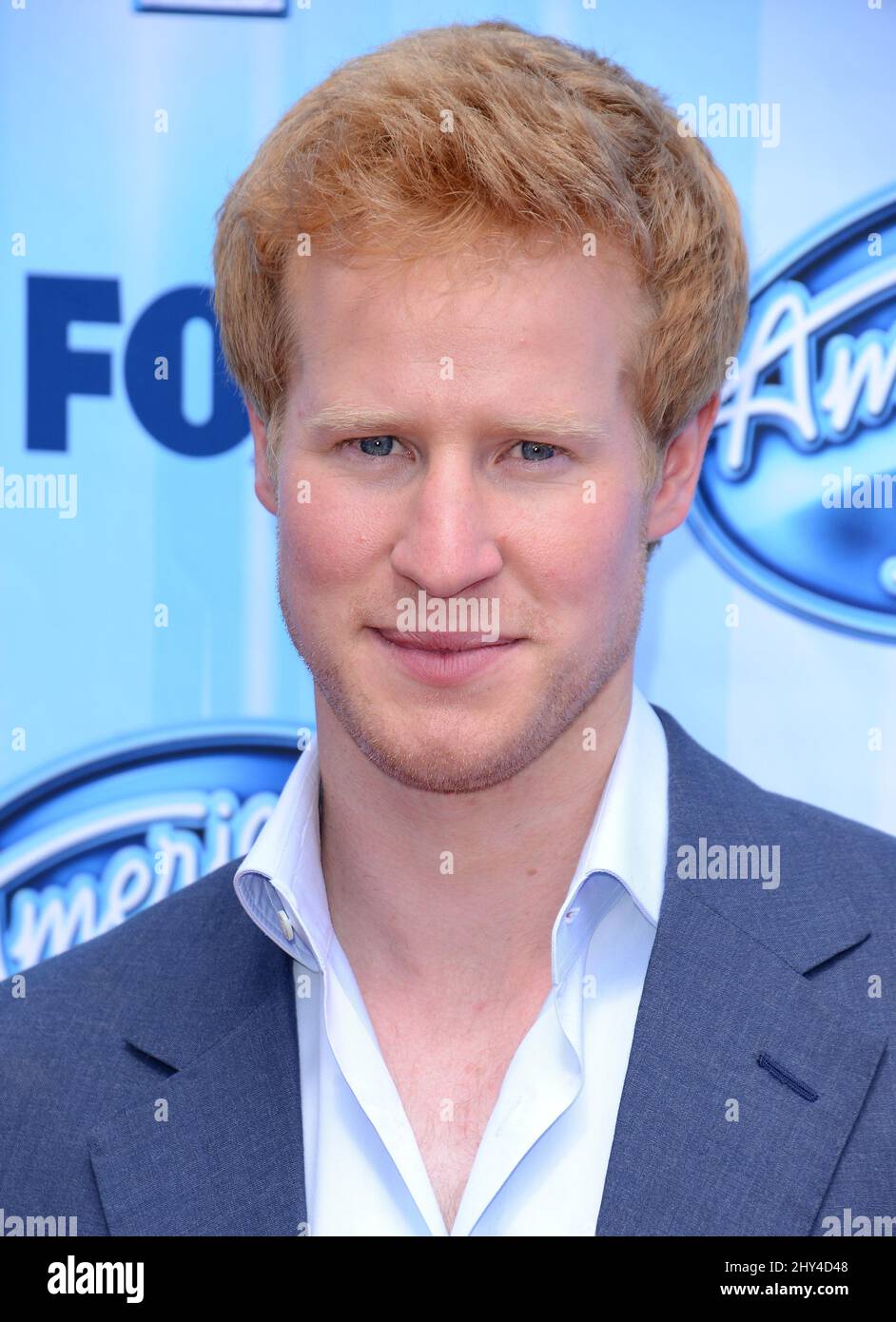 Matthew Hicks attending the American Idol XIII Grand Finale held at ...