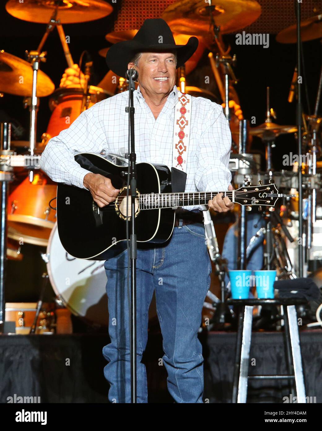 George Strait performs at the 5th Annual Bayou Country Superfest held ...