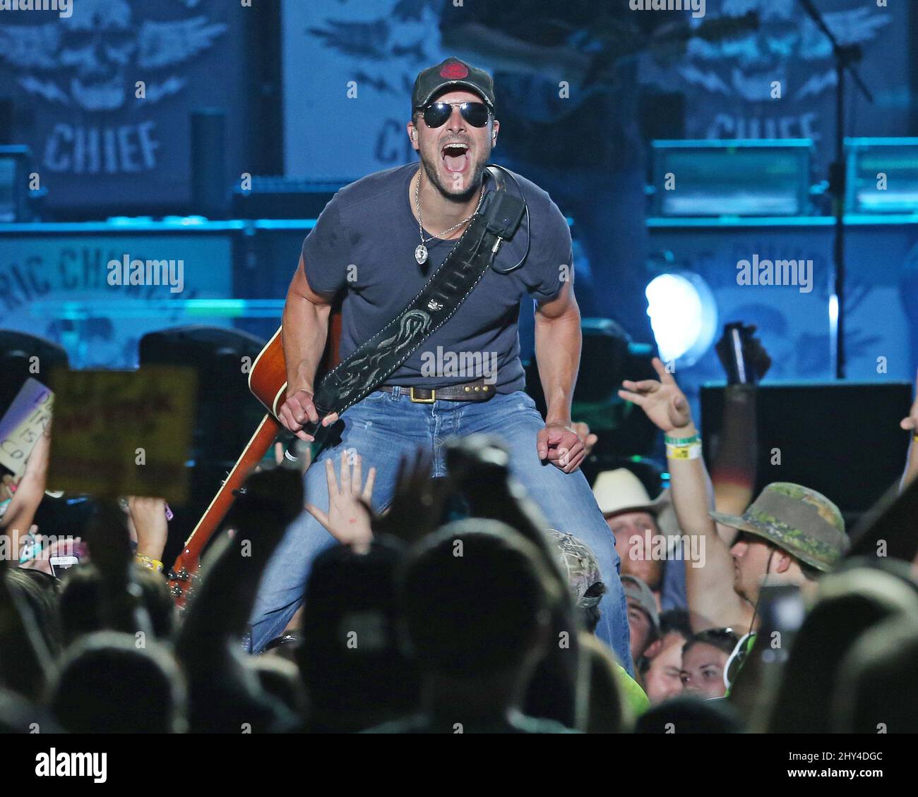Eric Church attending day three of the 5th Annual Bayou Country ...